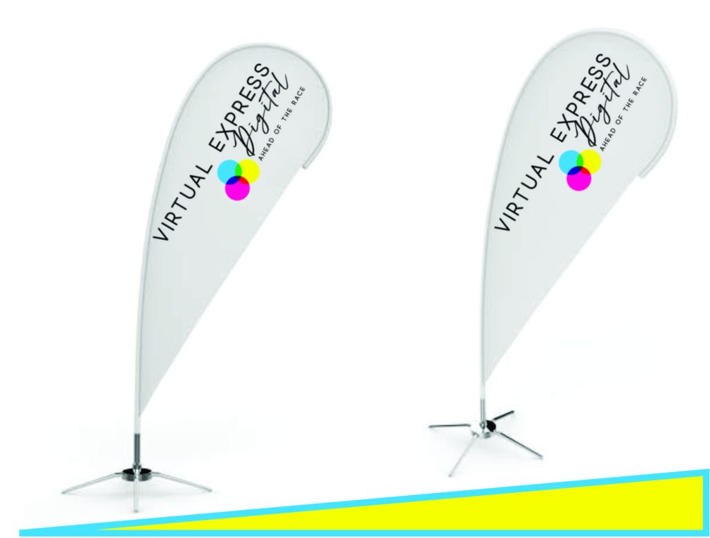 Tear Drop Banner – Virtual Express Digital